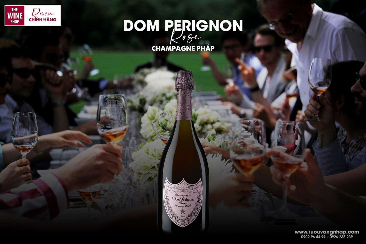 Rượu Dom Perignon Rose chính hãng giá tốt